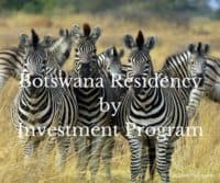 Botswana residency by investment program, immigration, citizenship